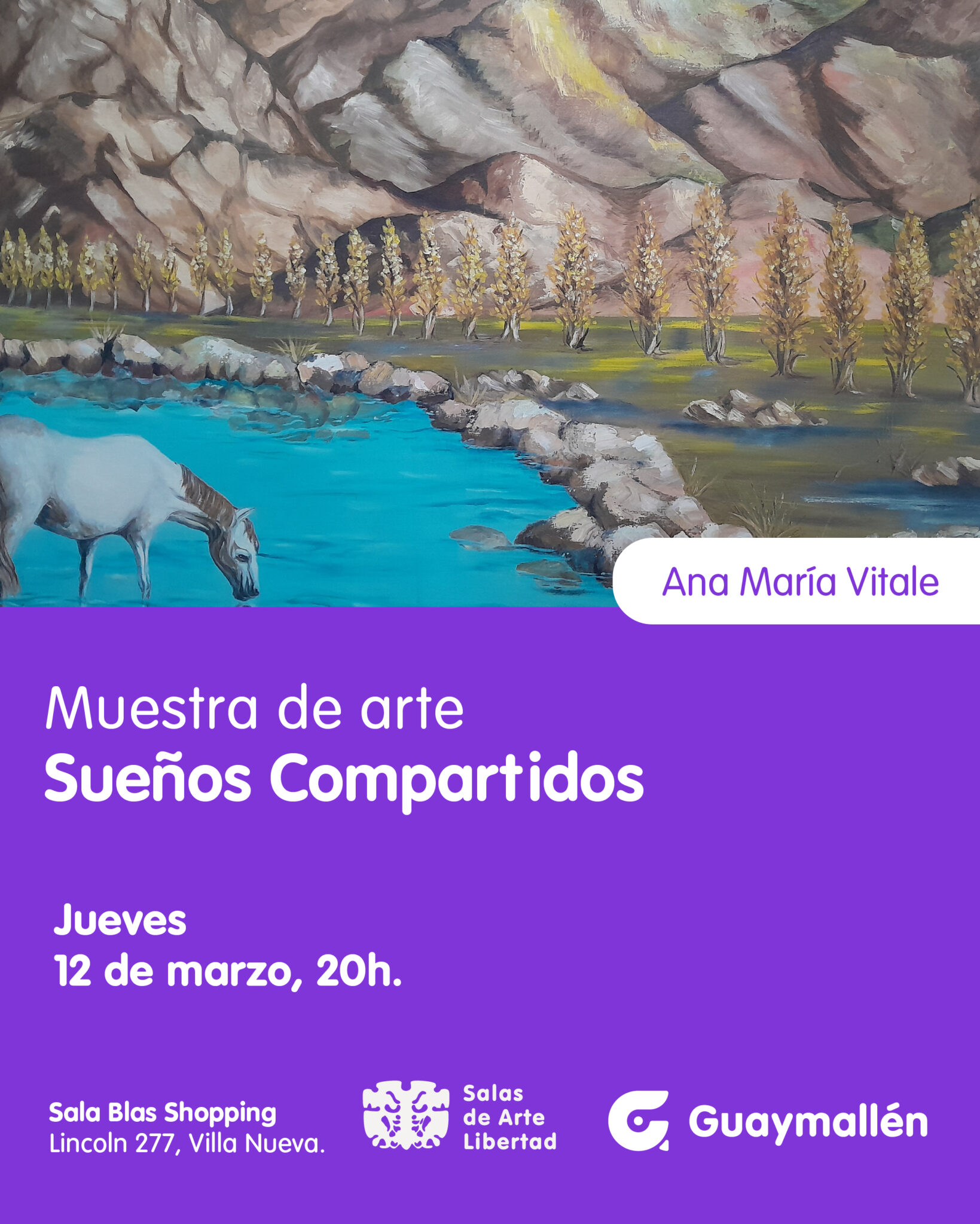 ANA MARÍA VITALE PRESENTA LA MUESTRA “SUEÑOS COMPARTIDOS”, EN LA SALA ...